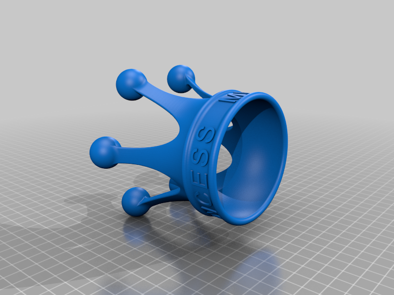 Free STL file Crown for princess 👑・3D printer model to download・Cults