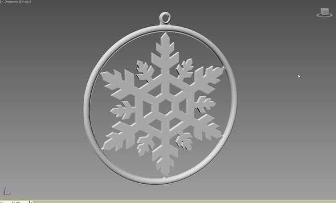 STL file SnowFlake・Template to download and 3D print・Cults