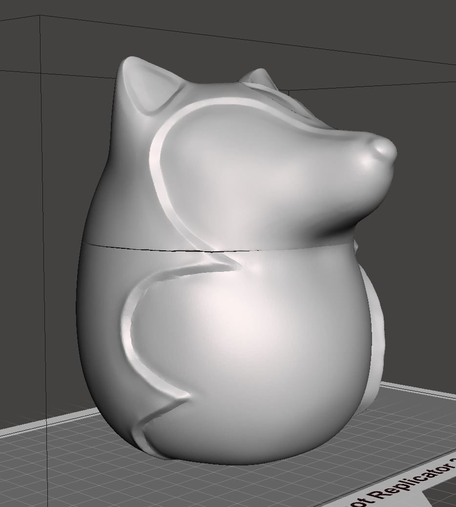 Download STL file WOLF CASE (DOG URN) • 3D printer object ・ Cults