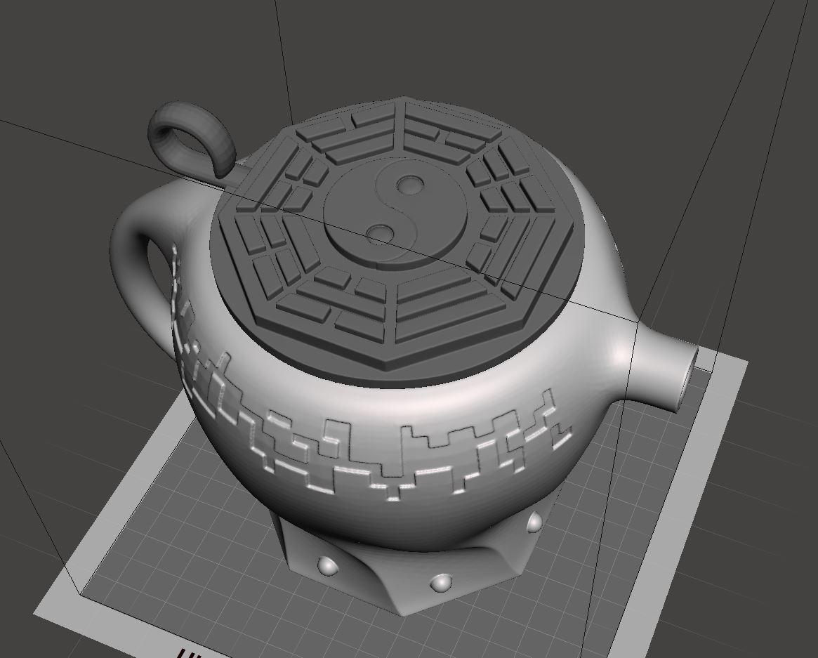 STL file chinesse teapot・Model to download and 3D print・Cults