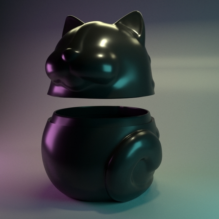 STL file Cat Urn・Design to download and 3D print・Cults