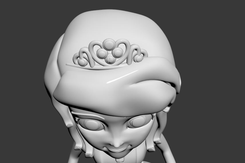 STL file PRINCESS girl・3D printer design to download・Cults