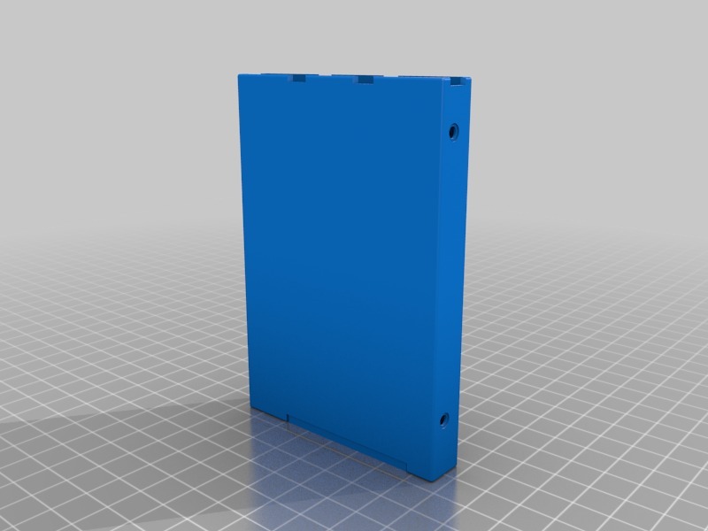 Free 3D file slimline HDD enclosure・3D printing idea to download・Cults