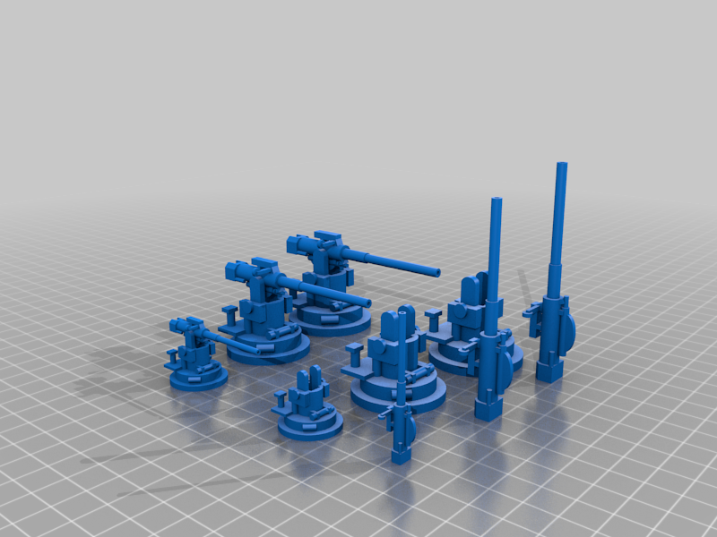 Free 3D file Liberty Ship 3 inch Deck Gun 🚢・3D printer design to ...