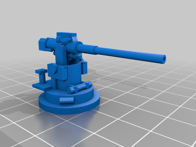 Free 3D file Liberty Ship 3 inch Deck Gun 🚢・3D printer design to ...