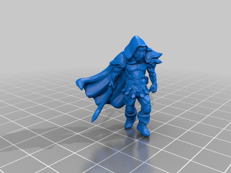 Free STL file Shadow Fighter Miniature・3D printing model to download・Cults