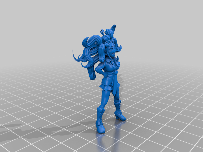 Free STL file Junko Enoshima 🗿・3D printer model to download・Cults