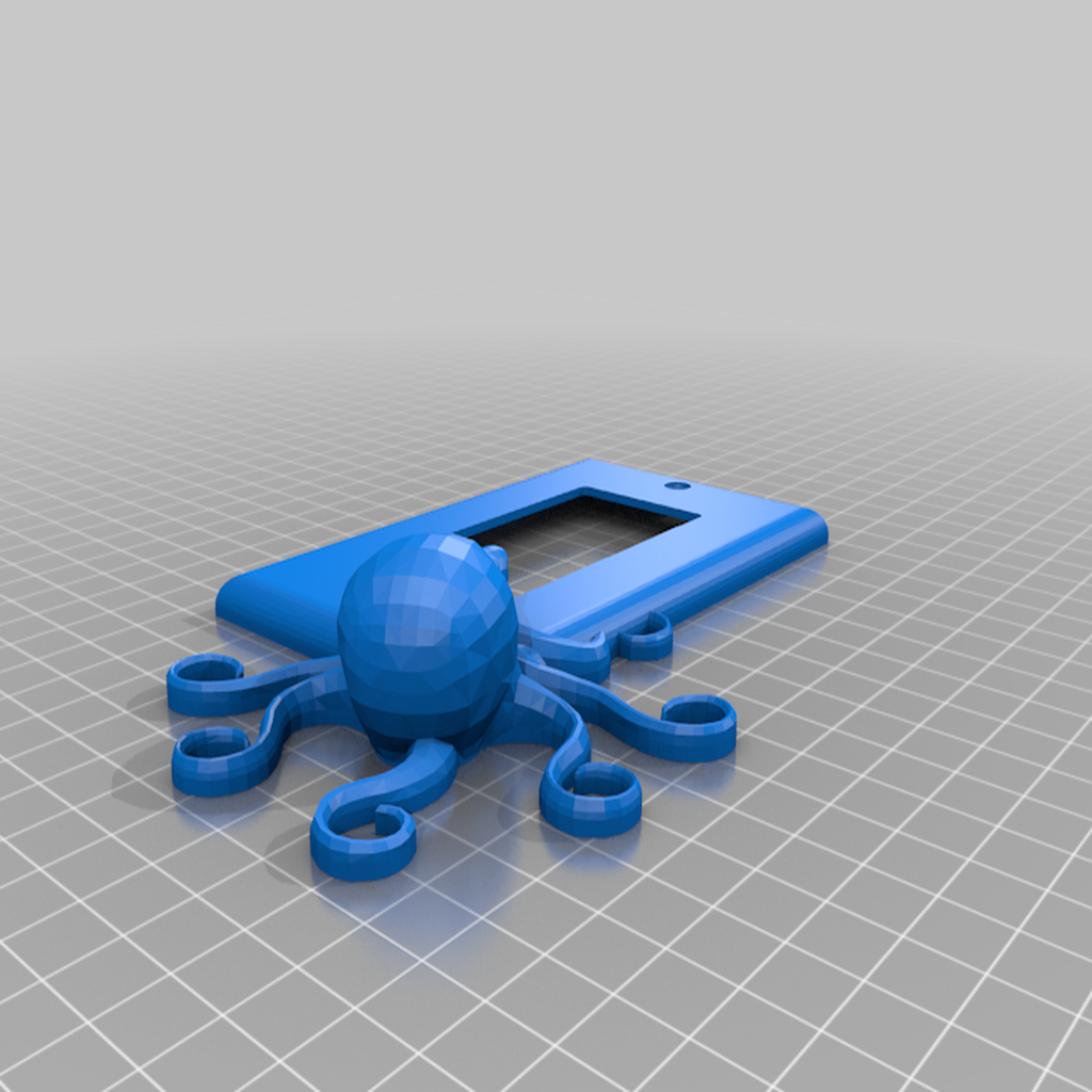 Free 3D file Octopus Electrical Outlet・Template to download and 3D ...