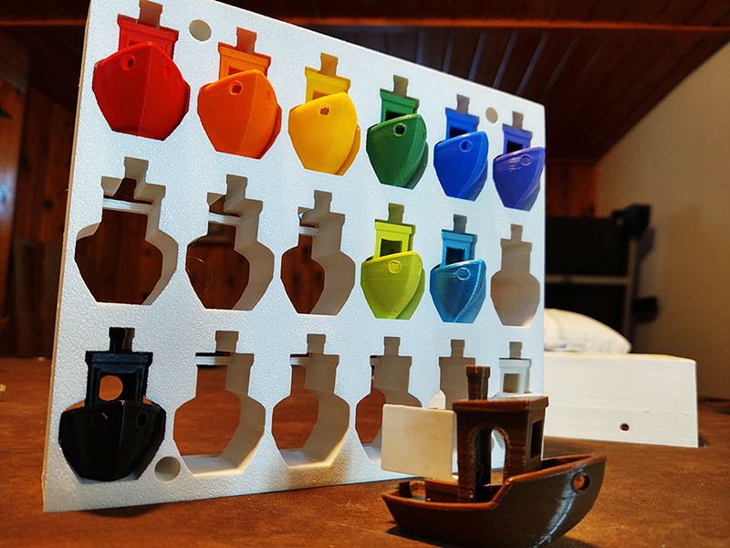 Free STL file Benchy Flag 🔧・3D printer model to download・Cults