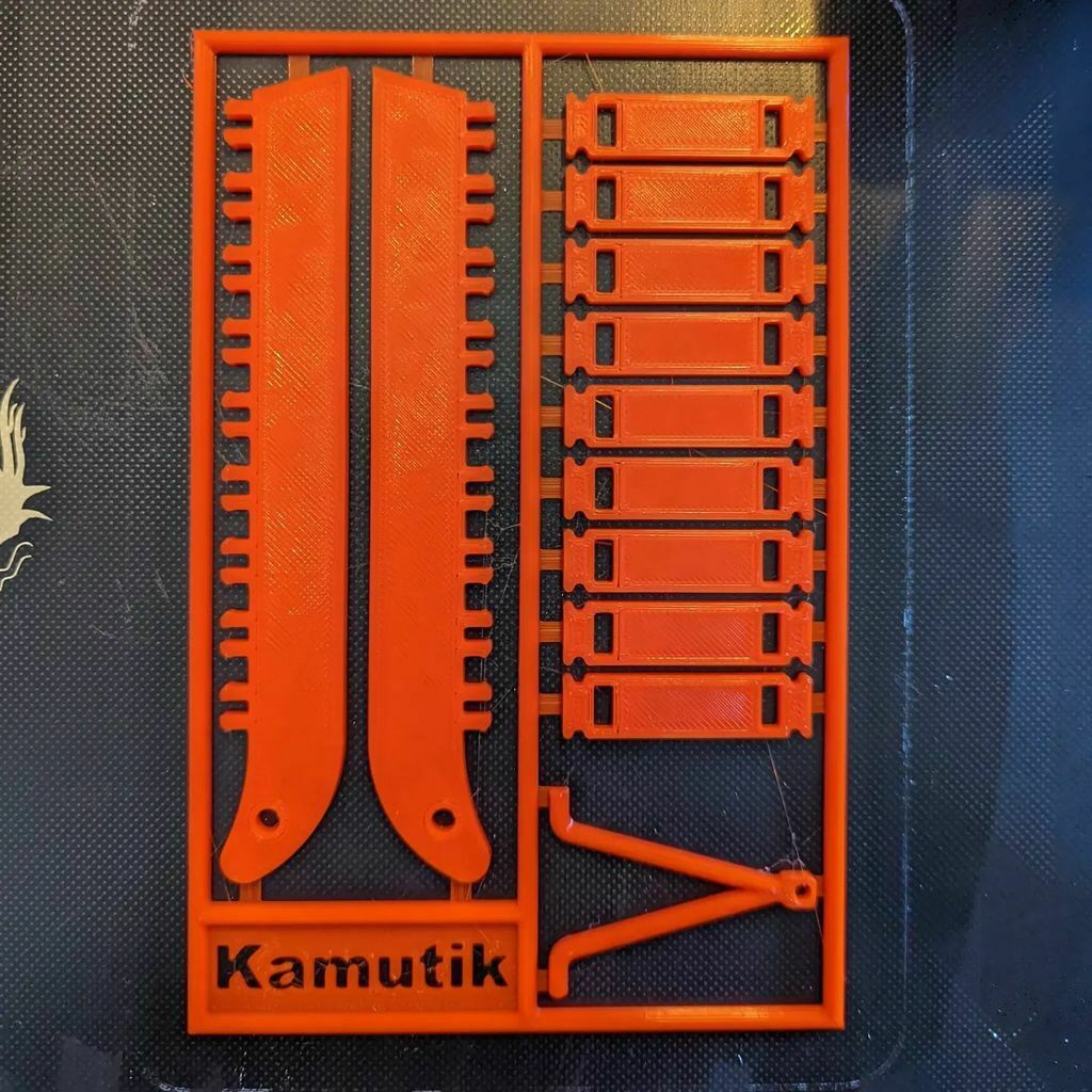 Archivo 3D gratis Kit Modelo Kamutik (Trineo de Nieve) - Estilo Inuit ...