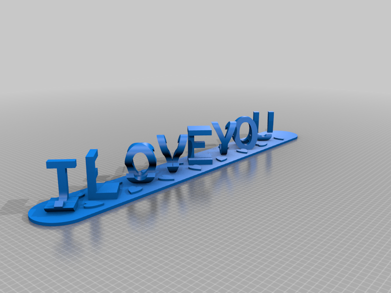 Free 3D file ILOVEYOU JESSICA!・Model to download and 3D print・Cults
