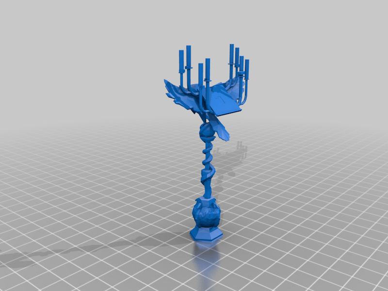 Free 3D file Harry Potter Hogwarts owl lectern 哈利波特霍格沃茨猫头鹰讲台・3D printer ...