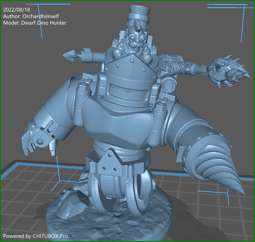 3D-Datei Dwarf Mech Hunter kostenlos・Modell zum 3D-Drucken zum ...