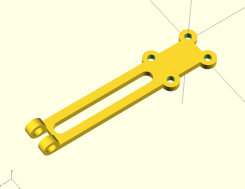 Free 3D file Fan Bracket Smaller Holes・3D print model to download・Cults