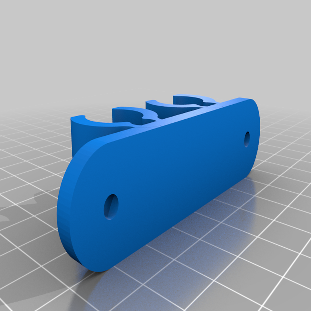 Free 3D file 15mm pipe clip at 28mm centres・3D print object to download ...