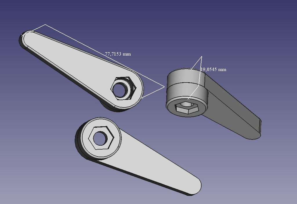 Free 3D file M8 Clamping levers Spangrepen・3D print model to download・Cults