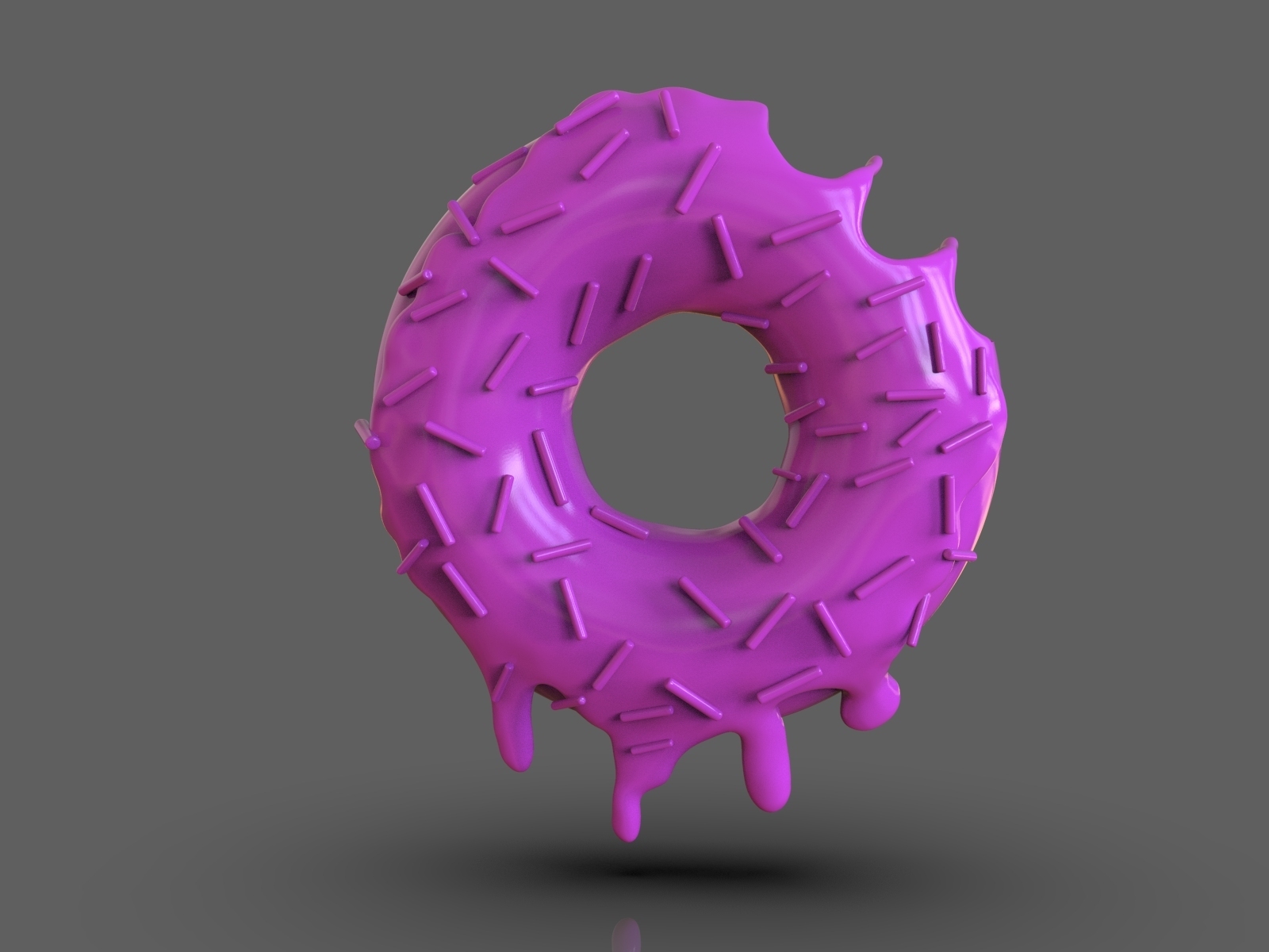 STL file Big Donut 3D Print・3D print design to download・Cults