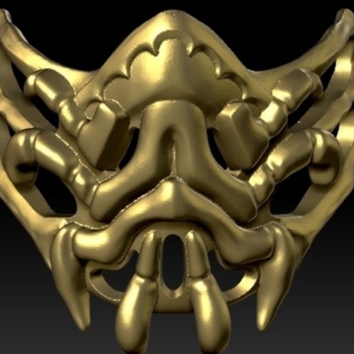 Download OBJ file Quarantine Mask Scorpion Mask • 3D printer model ・ Cults