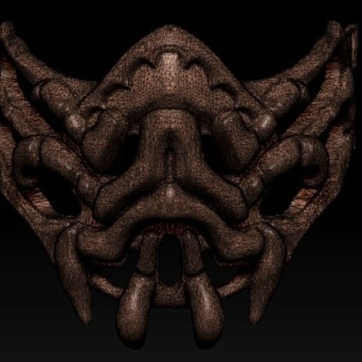 Download OBJ file Quarantine Mask Scorpion Mask • 3D printer model ・ Cults