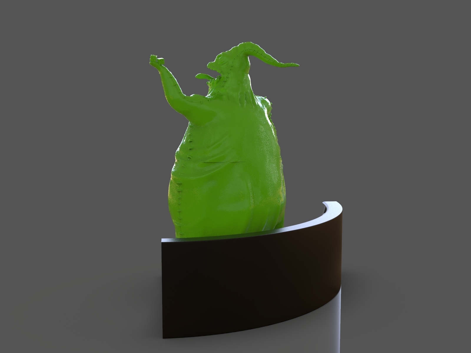 3D file Oogie Boogie Sculpture 🗿・3D print object to download・Cults