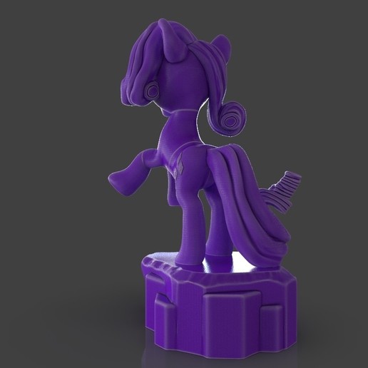Download STL file My Little Pony Unicorn Rarity • Object to 3D print ・ Cults