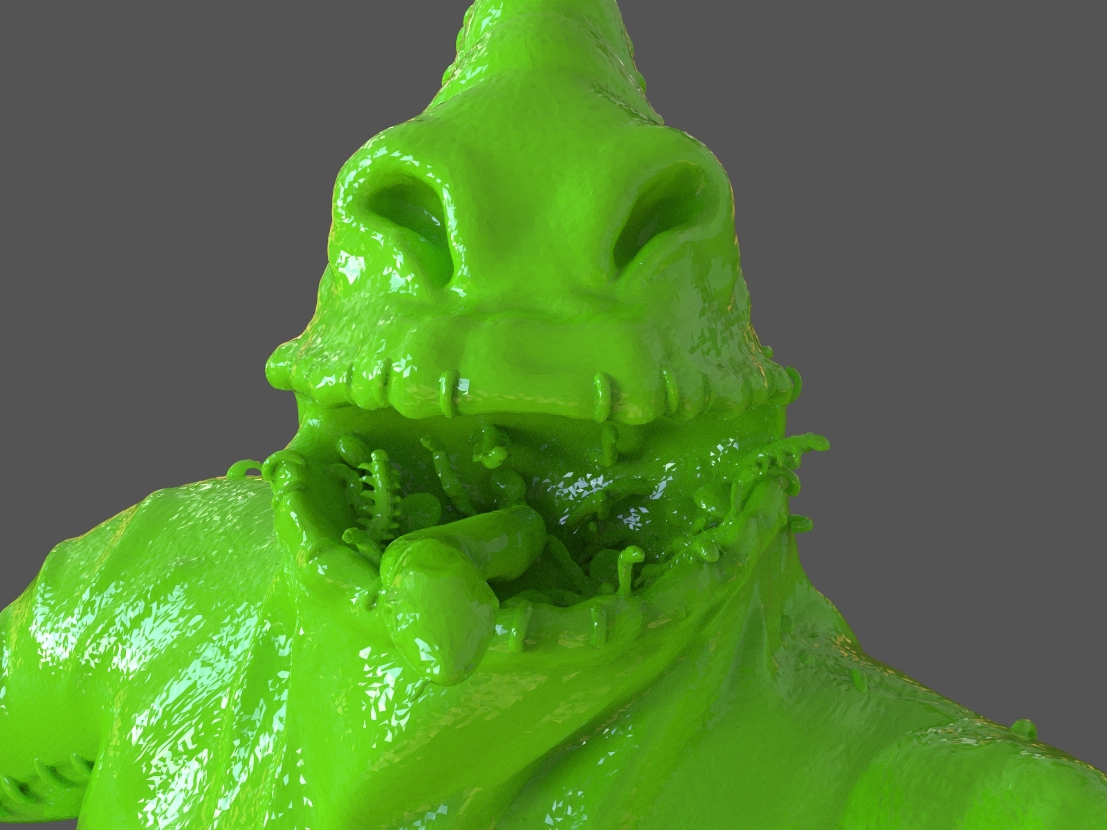 3D file Oogie Boogie Sculpture 🗿・3D print object to download・Cults