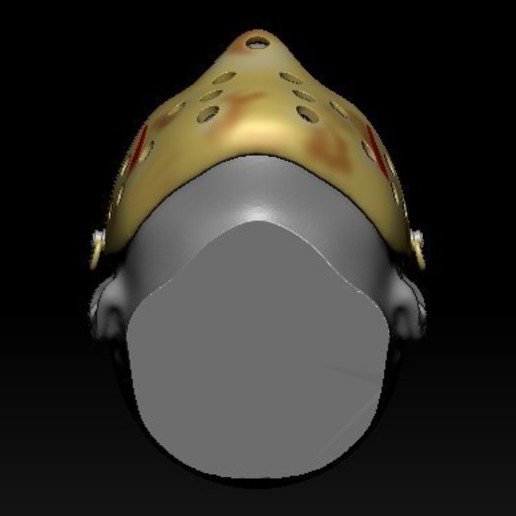 Download OBJ file Quarantine Mask Jason Voorhes Mask • 3D printing ...
