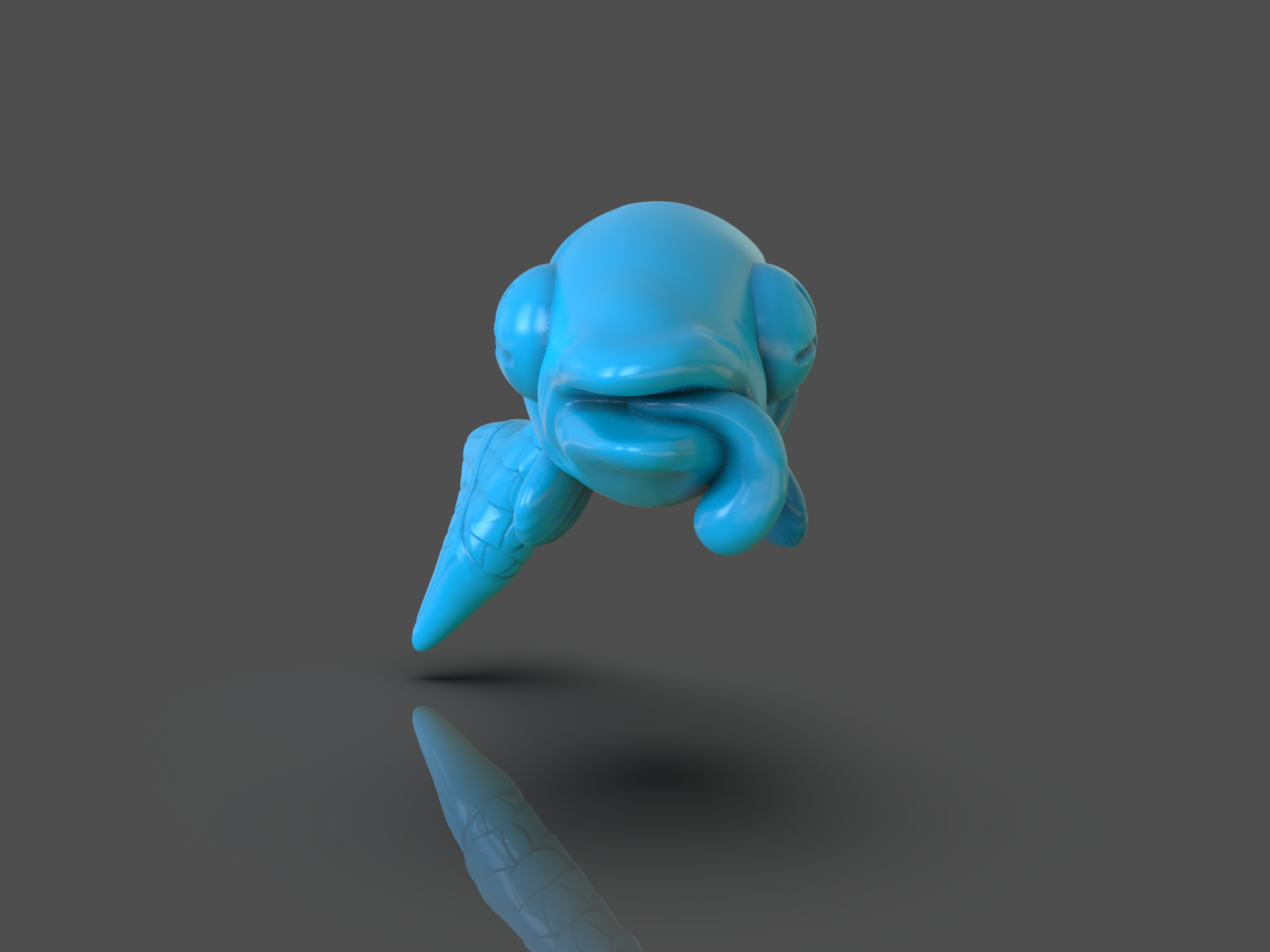 Archivo OBJ TMNT Fish Scratch・Modelo imprimible en 3D para descargar・Cults