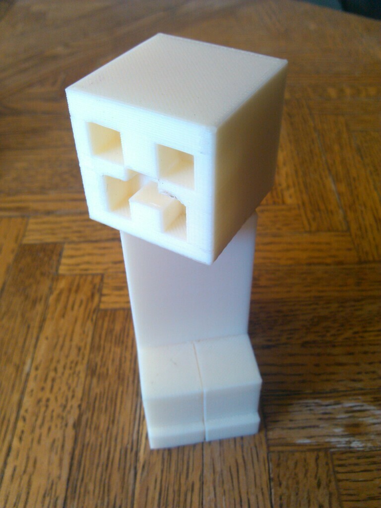 Free 3D file Creeper with movable head・3D printable model to download・Cults