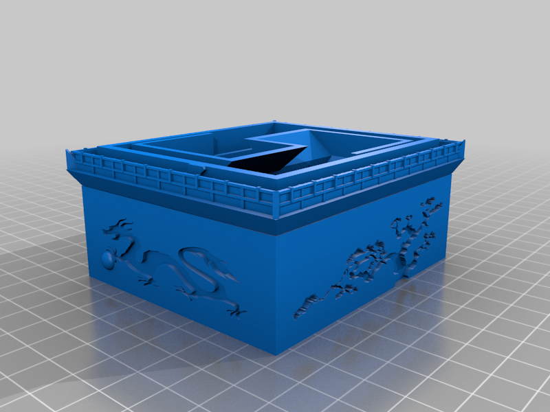 Free 3D file Dragon Dice Tower (resin printer split)・3D printable ...
