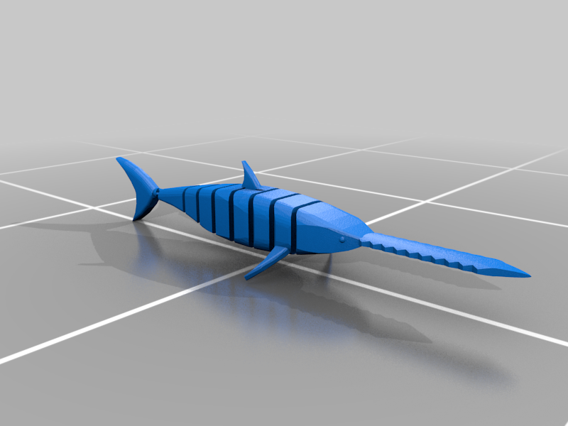 Free 3D file swordfish・3D printable model to download・Cults