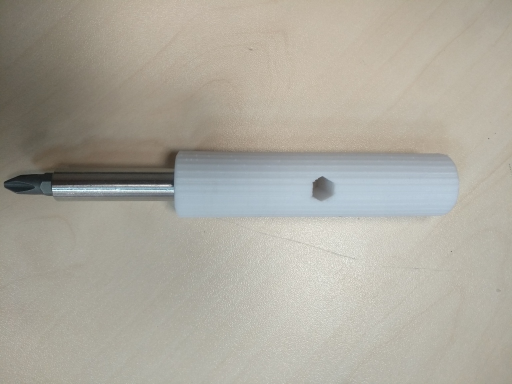 Free 3D file Universal screwdriver 1/4 = 6.35 мм・3D printing design to ...
