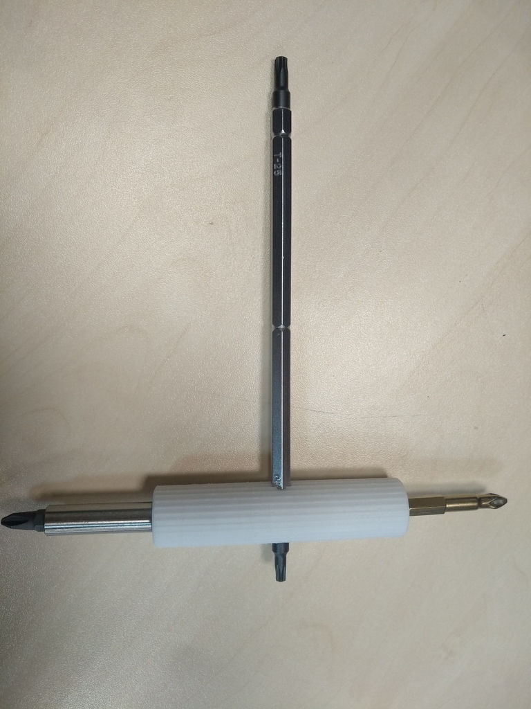 Free 3D file Universal screwdriver 1/4 = 6.35 мм・3D printing design to ...