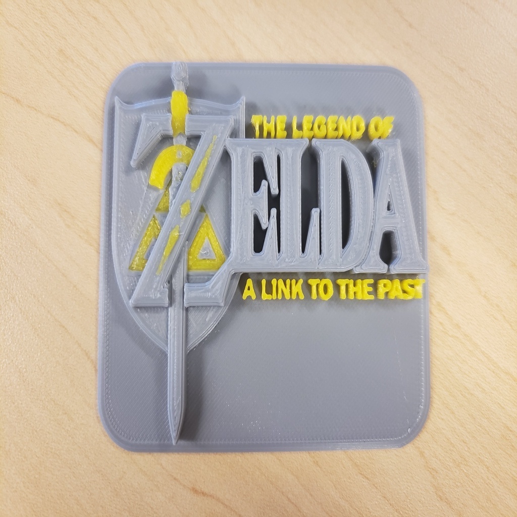 Free 3D file The Legend of Zelda A Link to the Past Cartridge Logo 3D ...