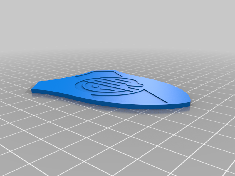 Archivo 3D gratis Nuevo Escudo River Plate・Modelo para descargar y ...