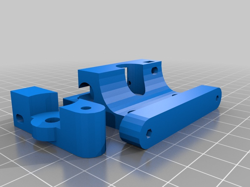 Free 3D file Compact Bowden MK7 3/2.85mm - OpenSCAD・3D print design to ...