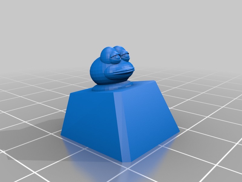 Free 3D file PEPE Keycap for Cherry MX Keyboard・3D printing model to ...