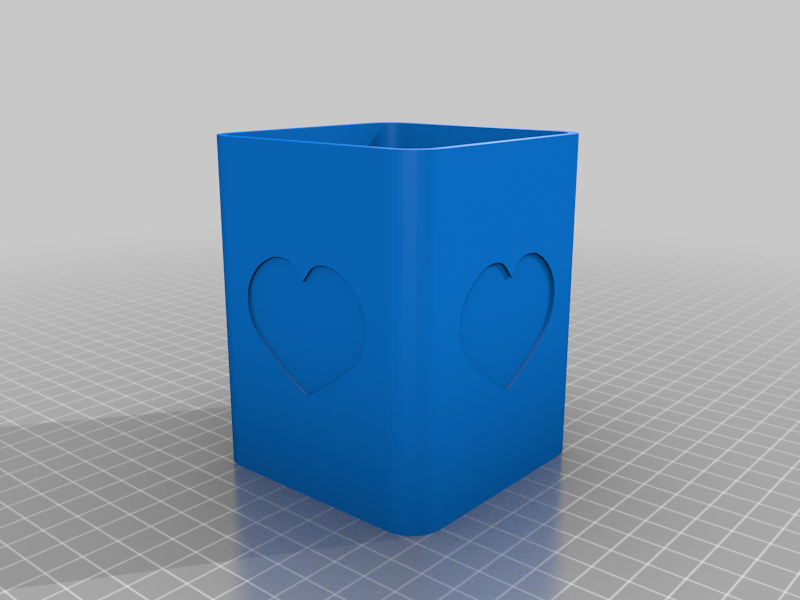 Free 3D file Pen Holder Heart・Design to download and 3D print・Cults