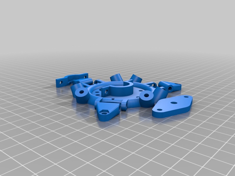 Free 3D file Magnetic Effector with 3 Fans and LED Light Ring for ...