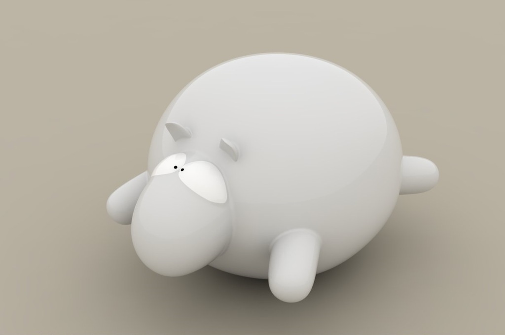 Free 3D file Fat sheep・3D printer design to download・Cults