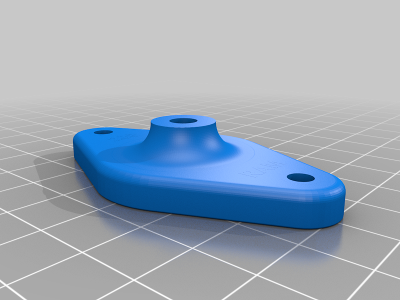 Free 3D file garmin etrex 30x RAM mount・3D printing template to ...