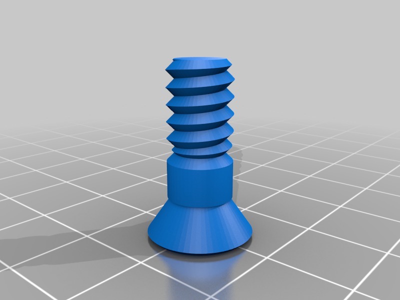 Free 3D file Bolt 8mm Countersunk, thr 11, non thr 5.8・3D printing ...