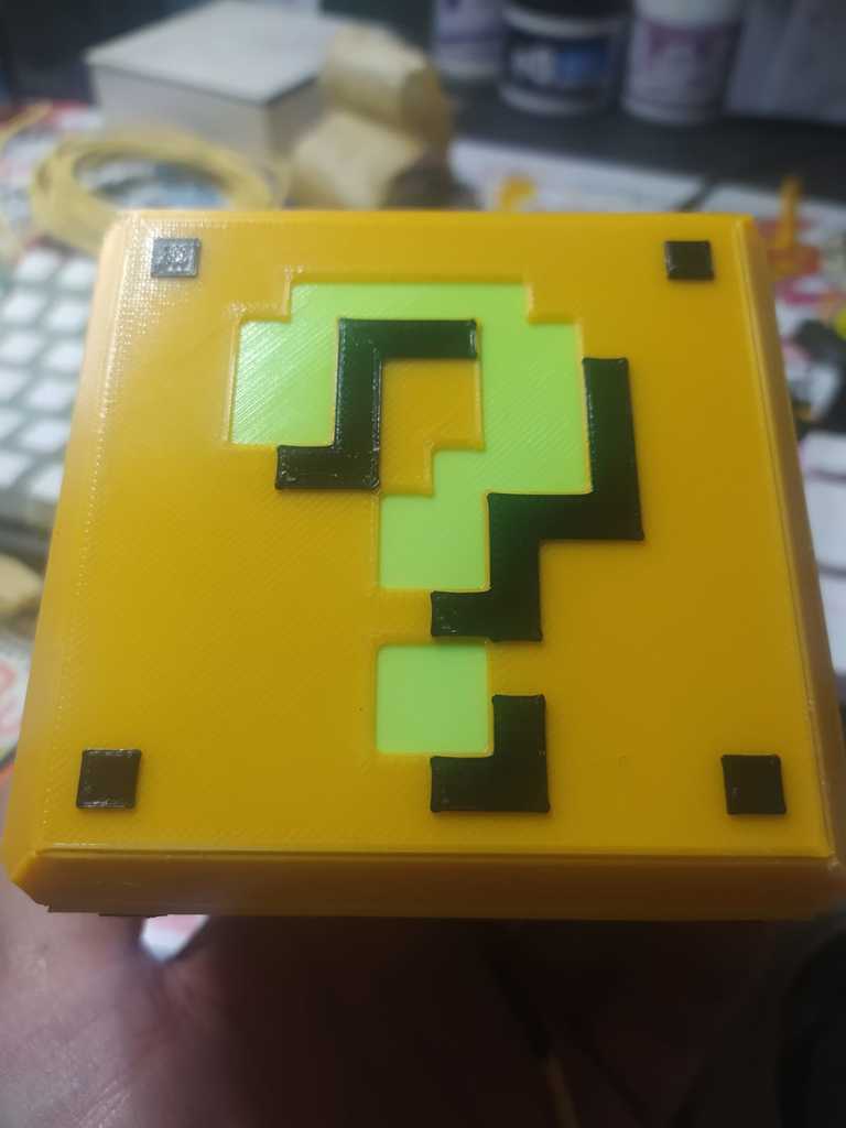 Free 3D file super mario question box ・3D printer design to download・Cults