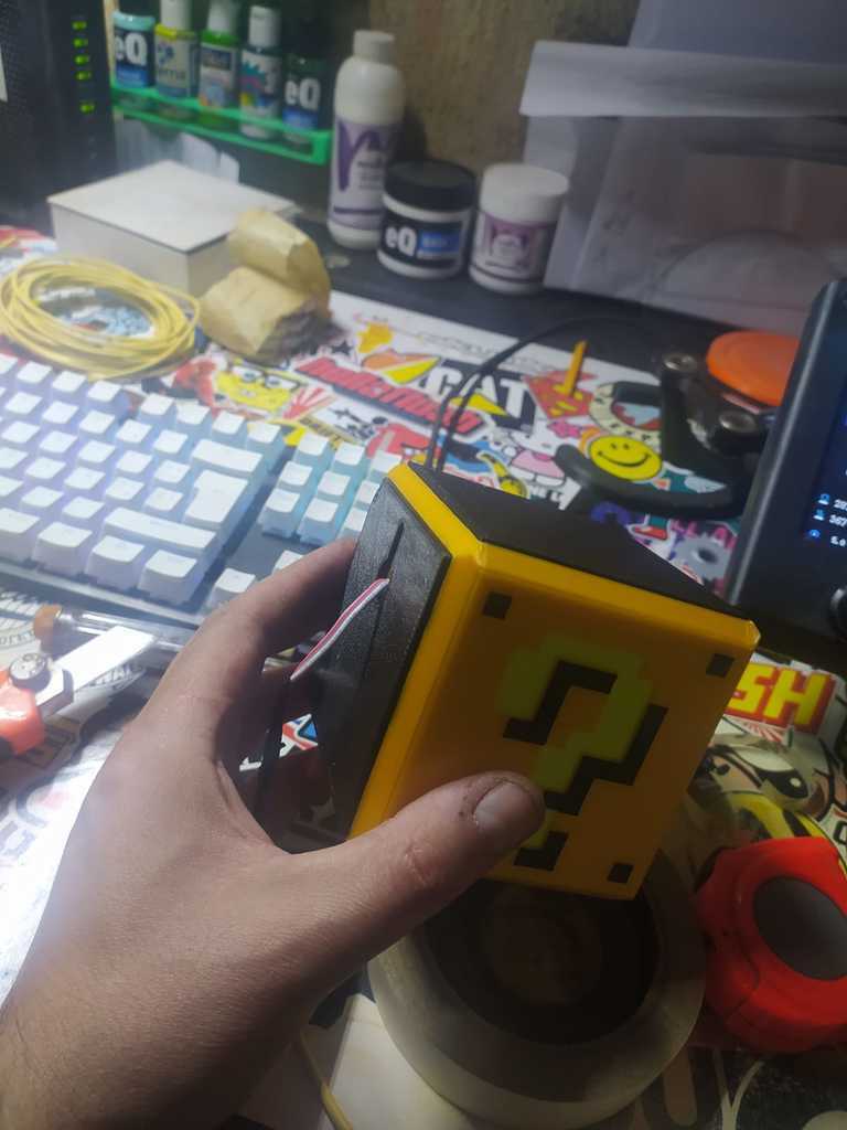 Free 3D file super mario question box ・3D printer design to download・Cults