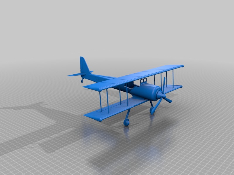 Free 3D file plane・3D printer design to download・Cults