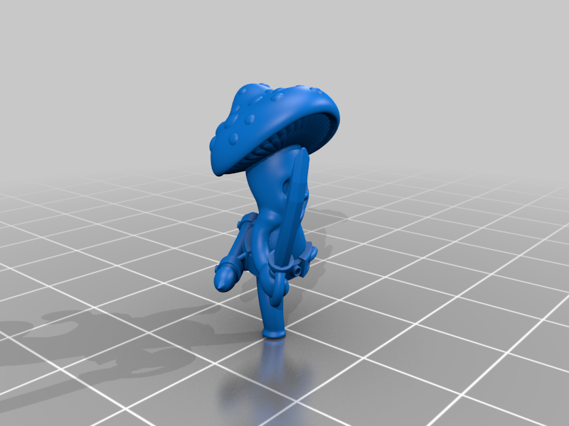 Archivo 3D gratis Mushling espadachín (escala 28/32 mm)・Modelo de ...