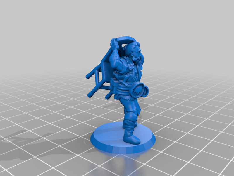 Free 3D file Battle Barkeep (32mm scale)・3D printing design to download ...