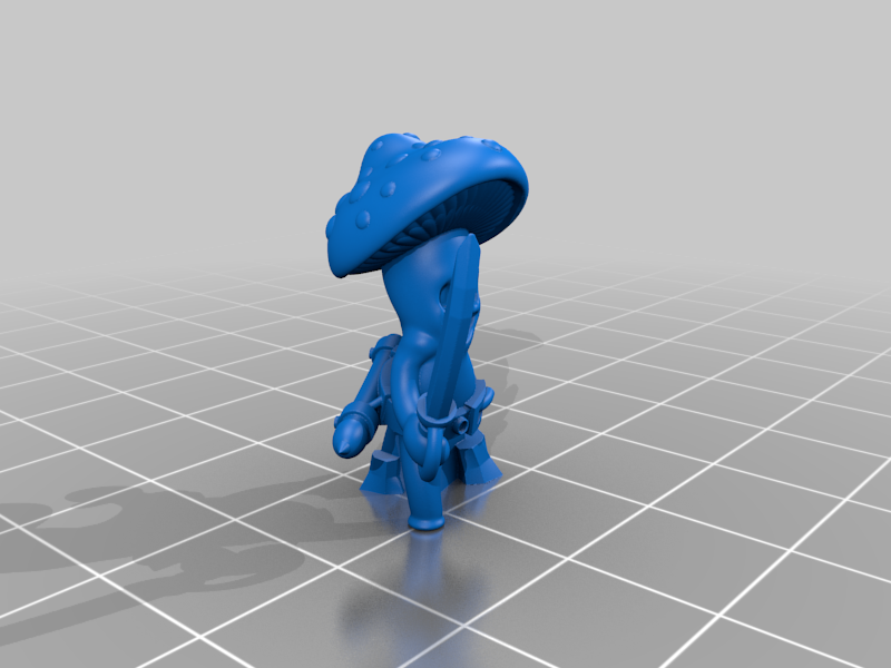 Free 3D file Swashbuckler Mushling (28/32mm scale) 👹・3D printable ...