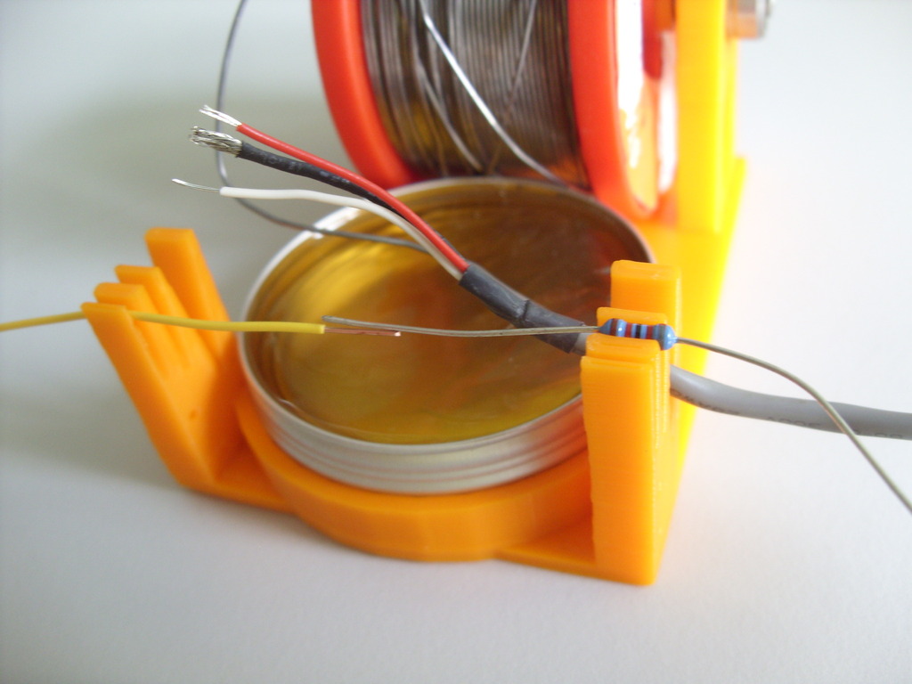 Free 3D file Solder wire rod stand with wires holder・3D print object to ...