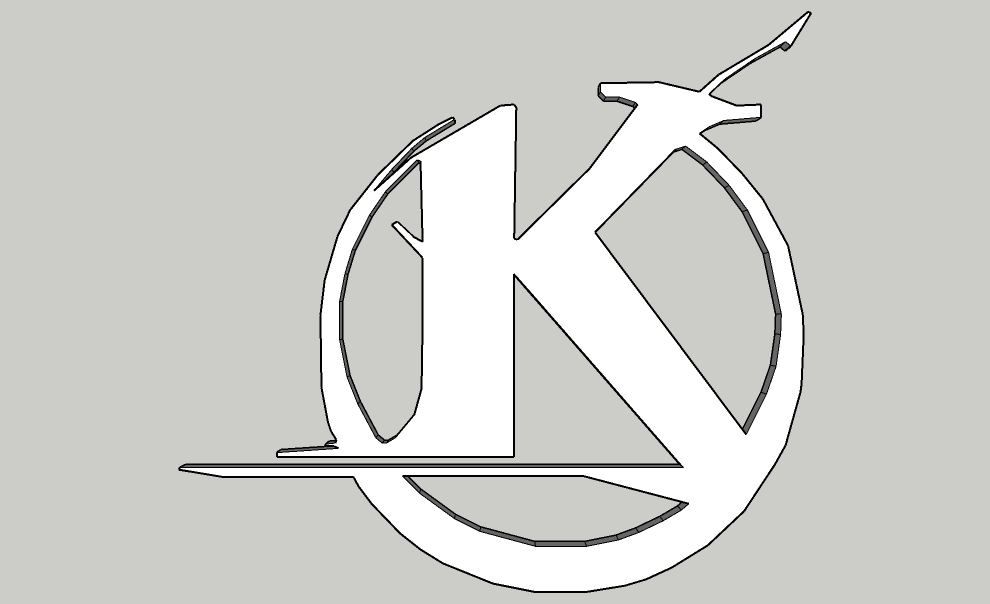 3D-Datei Kaamelott Erster Teil Logo kostenlos・3D-druckbares Modell zum ...